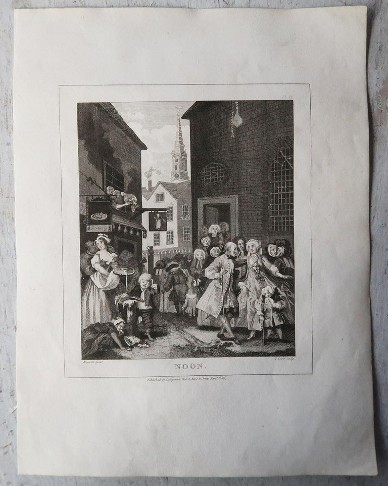 Set of 4 Original Antique Prints After William Hogarth, Dated 1807 at ...