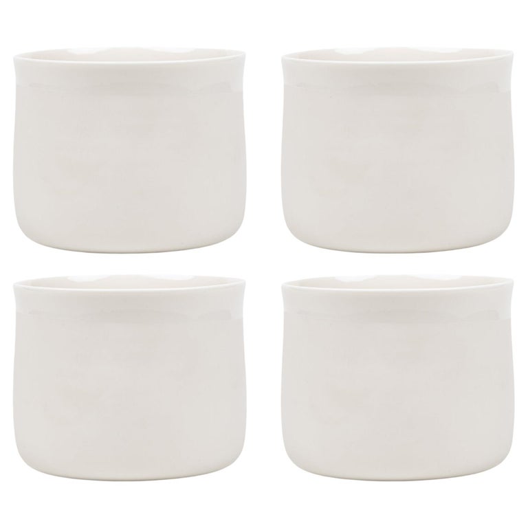 Set of 4 Plain Cup by Studio Cúze For Sale at 1stDibs