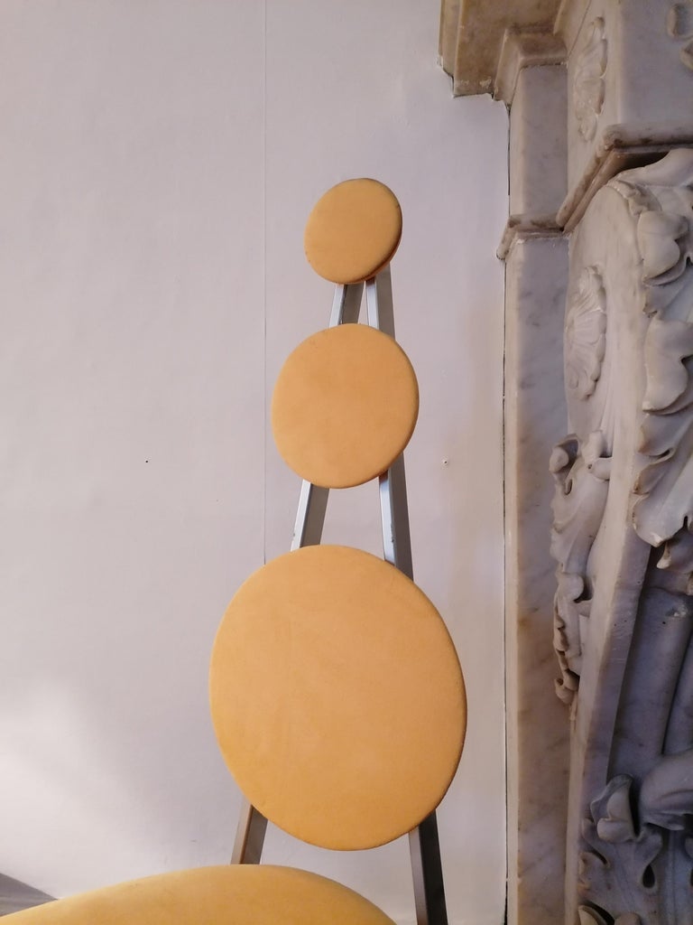 Set of 4 Postmodern Memphis Style Dining Chairs by Benjamin Le, Axis ...