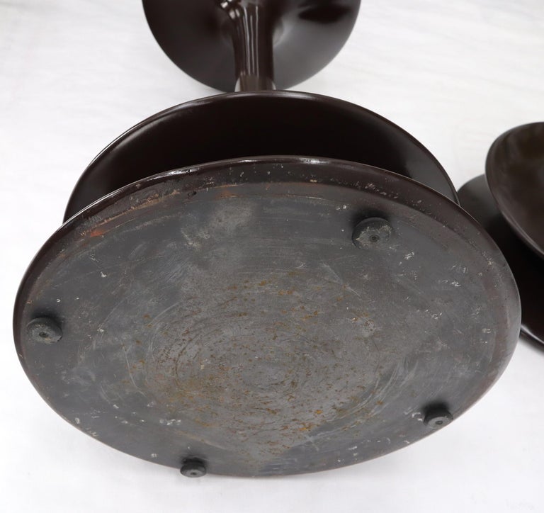 Set of 4 Rare Polished Weighed Composite Pawn Form Chess Pieces Bar ...