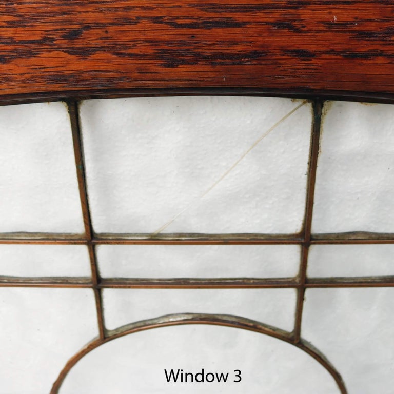 Set of 4 Reclaimed Copperlight Windows For Sale at 1stDibs