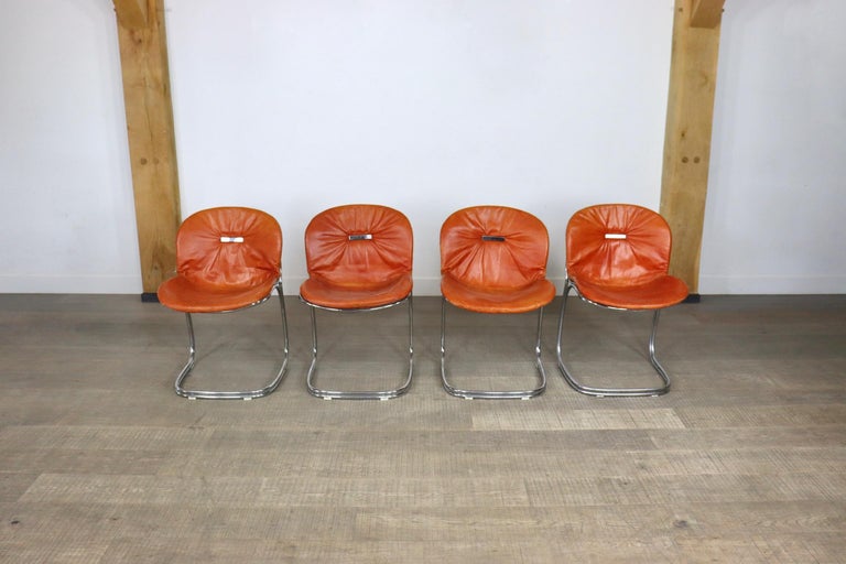 Set of 4 ‘Sabrina’ Dining Chairs by Gastone Rinaldi for RIMA, Italy ...