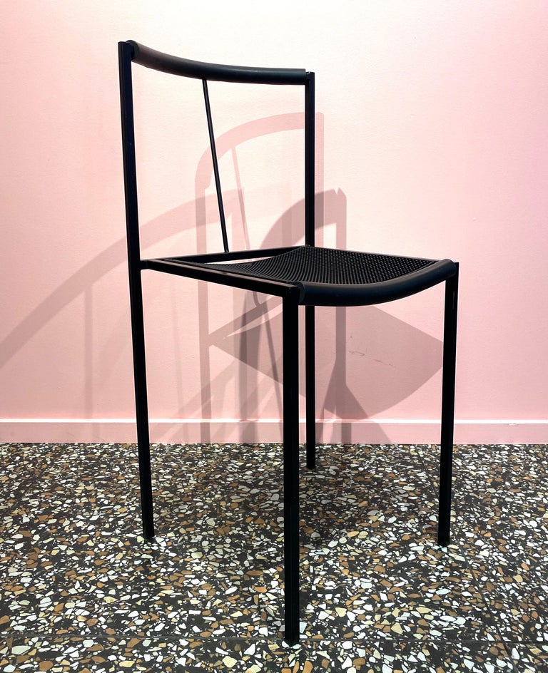 Set of 4 Sedia Chairs by Maurizio Peregalli for Zeus, Collection, 1984 ...