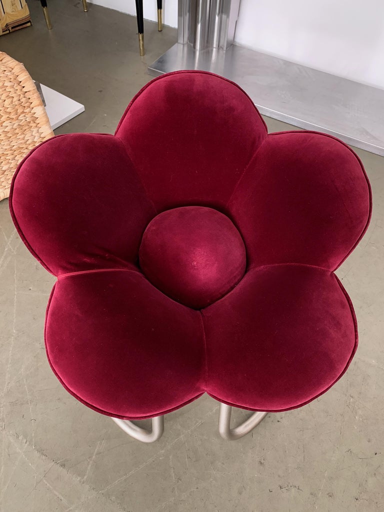 Set of 4 Soshun Flower Stools by Masanori Umeda for Edra, Italy, 1990s ...