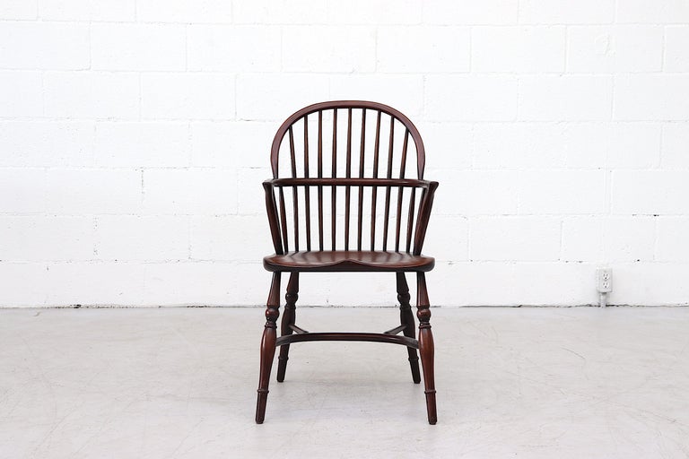 Set of 4 Spindle Back Windsor Armchairs at 1stDibs
