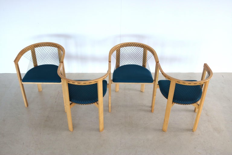Set of 4 "String" Dining Chairs by Tranekaer For Sale at 1stDibs