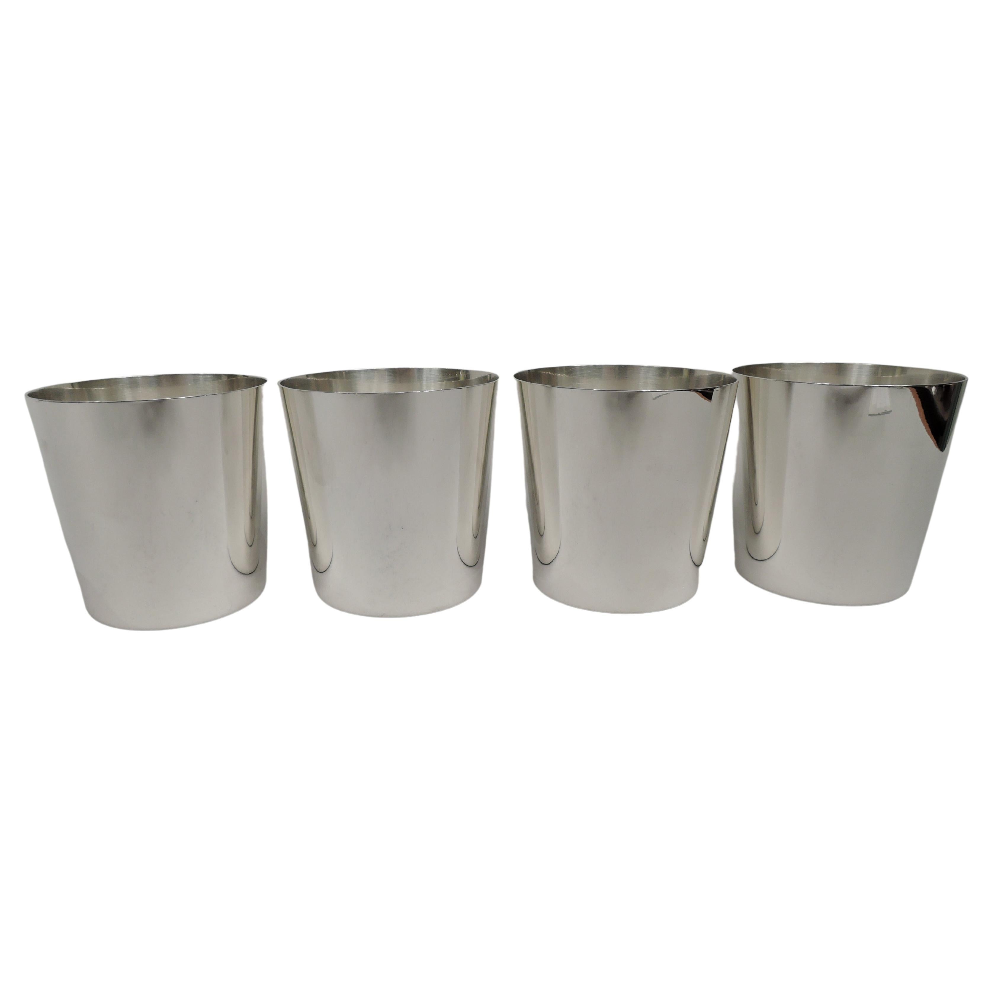 Antique German Classical Parcel Gilt Silver Beaker Cup 18th Century For ...