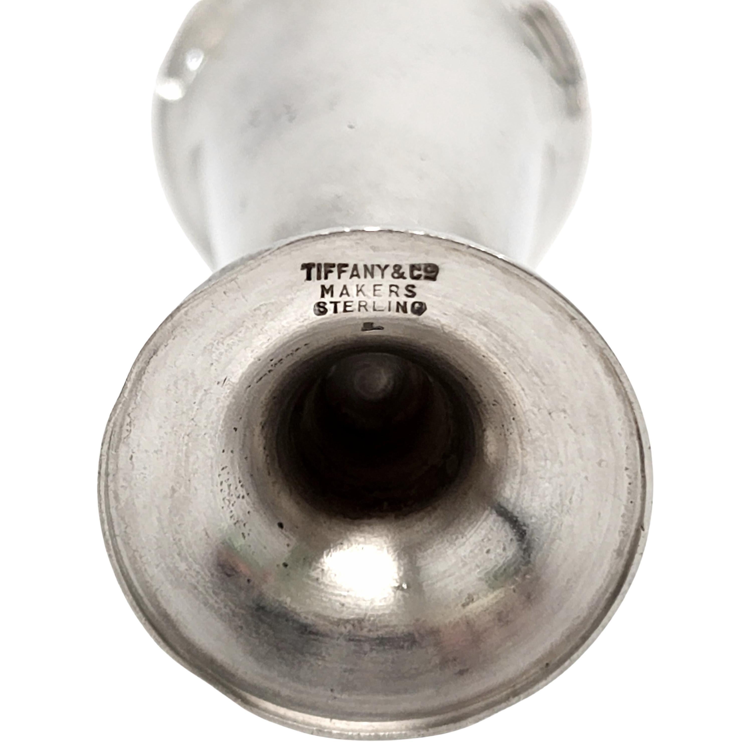 Set of 4 Tiffany and Co Sterling Silver Gold Wash Interior Cordial Cups ...