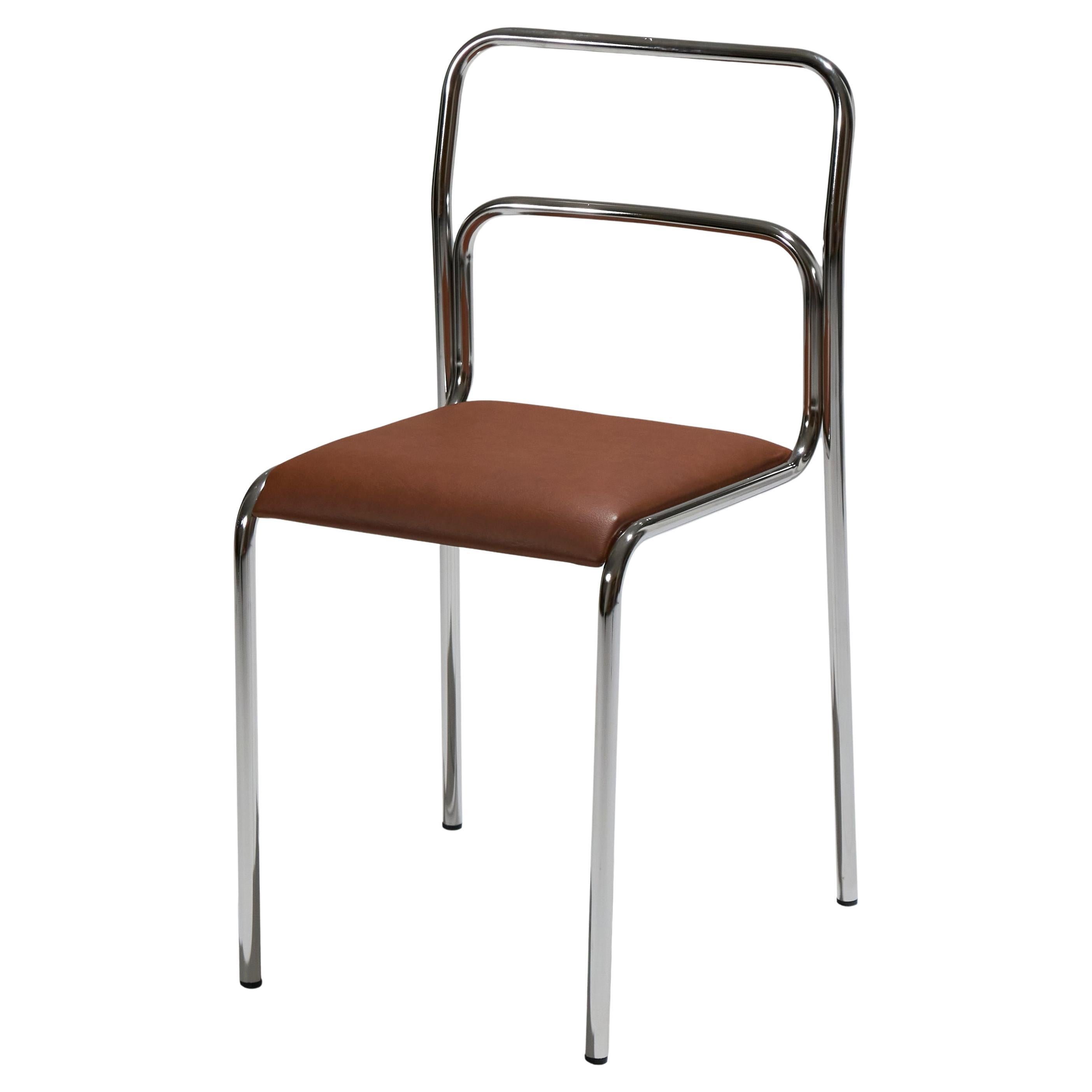 O.F.I.S Series, Reclaimed Tubular Steel Chair by Lucas Muñoz Muñoz For ...