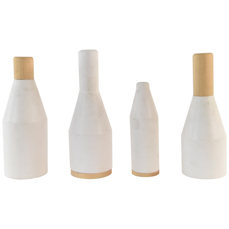 Set of 4 Veerle Van Overloop Fou de Feu "Forms No Figures" Decorative ...