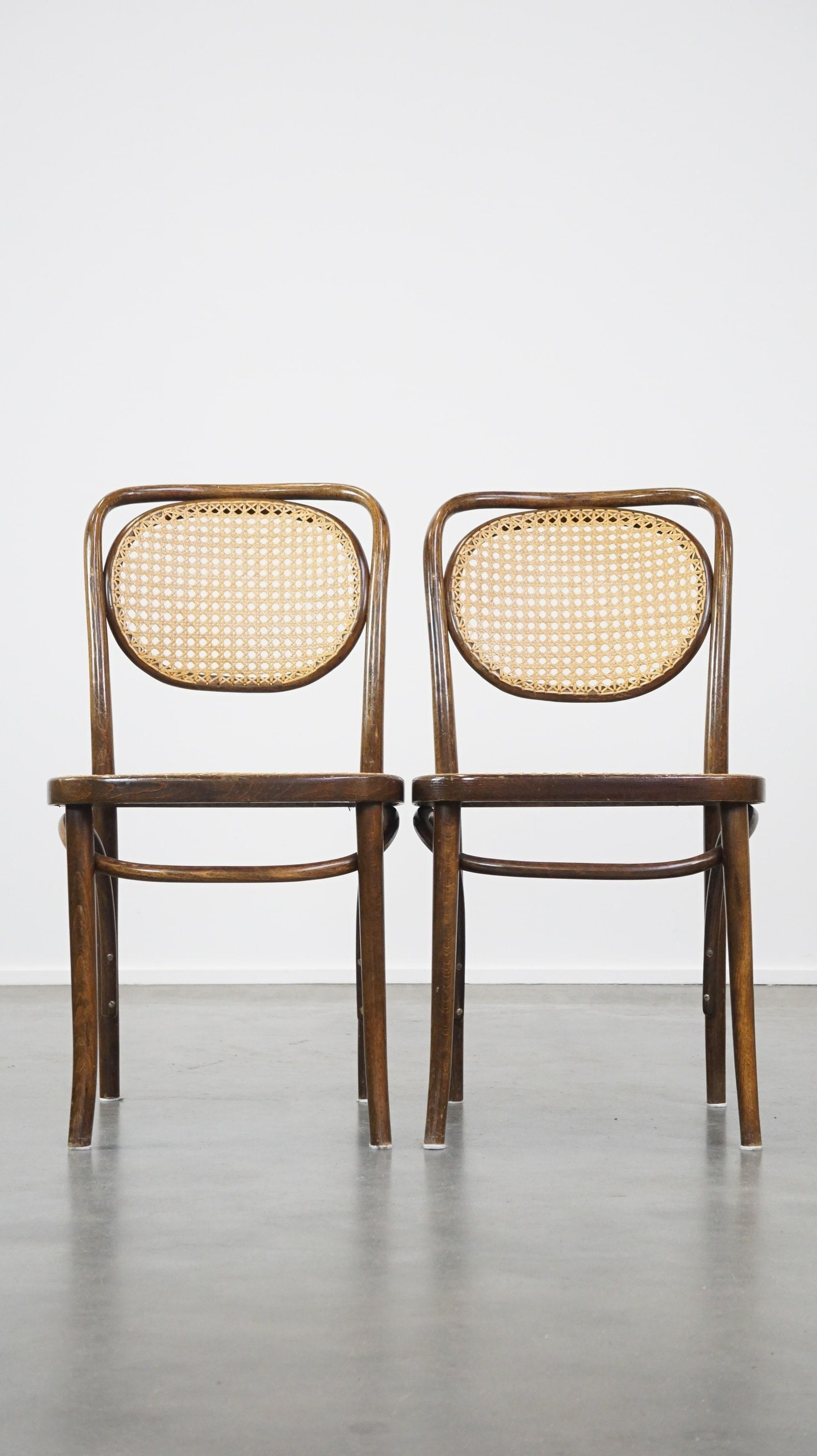 Set of 4 very beautiful, charming vintage design dining/bistro chairs ...