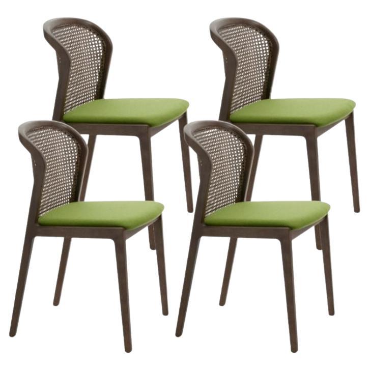 Pair of Italian "Panchetto" Reclining Chairs by IPE, New Green ...