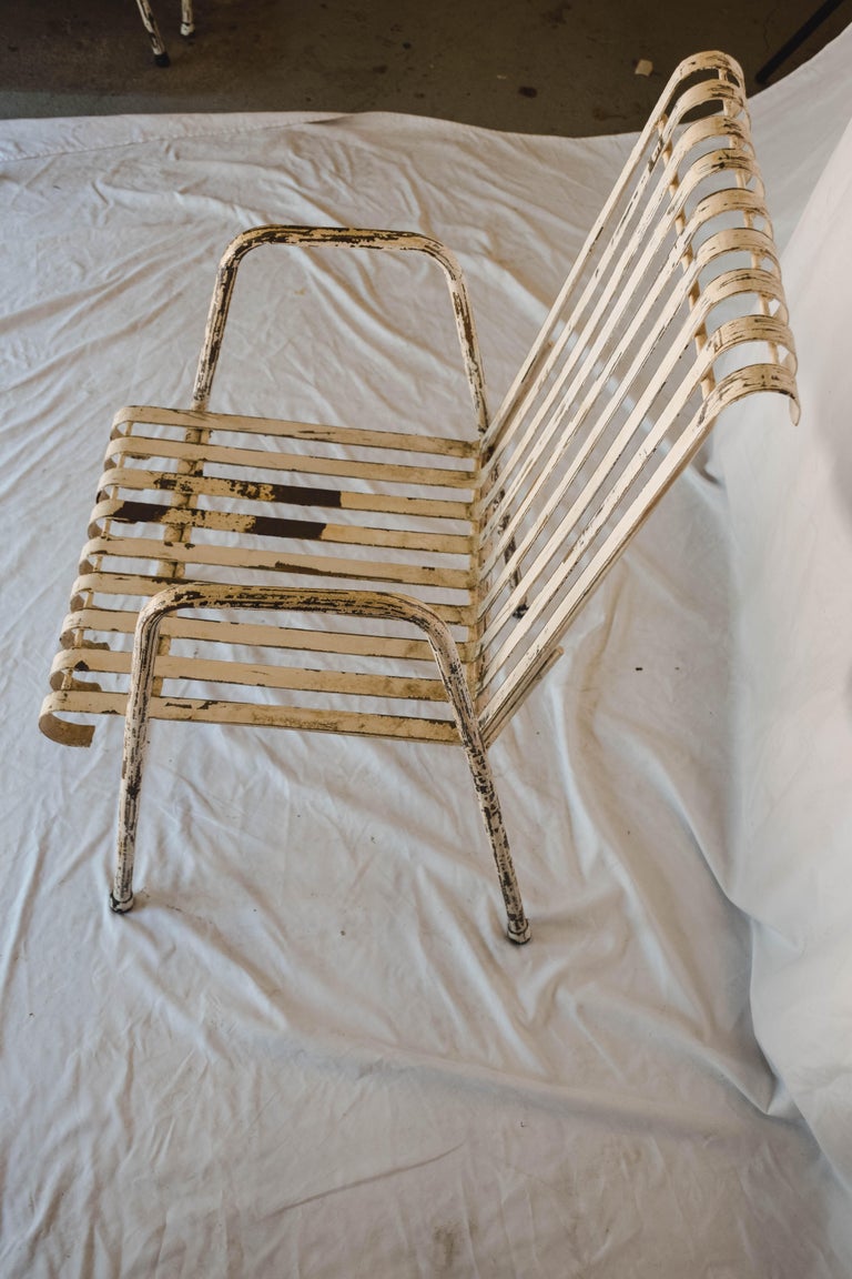 Set of 4 Vintage Garden Chairs at 1stDibs | vintage outdoor furniture ...