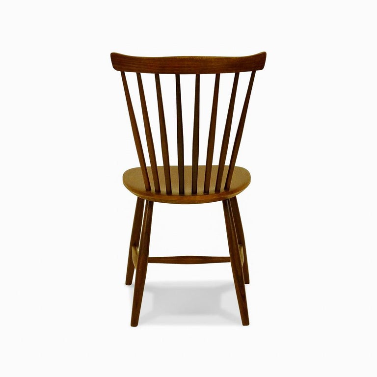 Set of 4 Vintage Pastoe 1960s Peg Chairs in Teak For Sale at 1stDibs