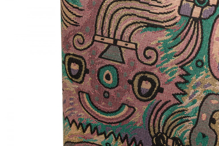 Set of 4 Ward Bennett Multicolor Upholstered Steam Bent Ash Dining ...