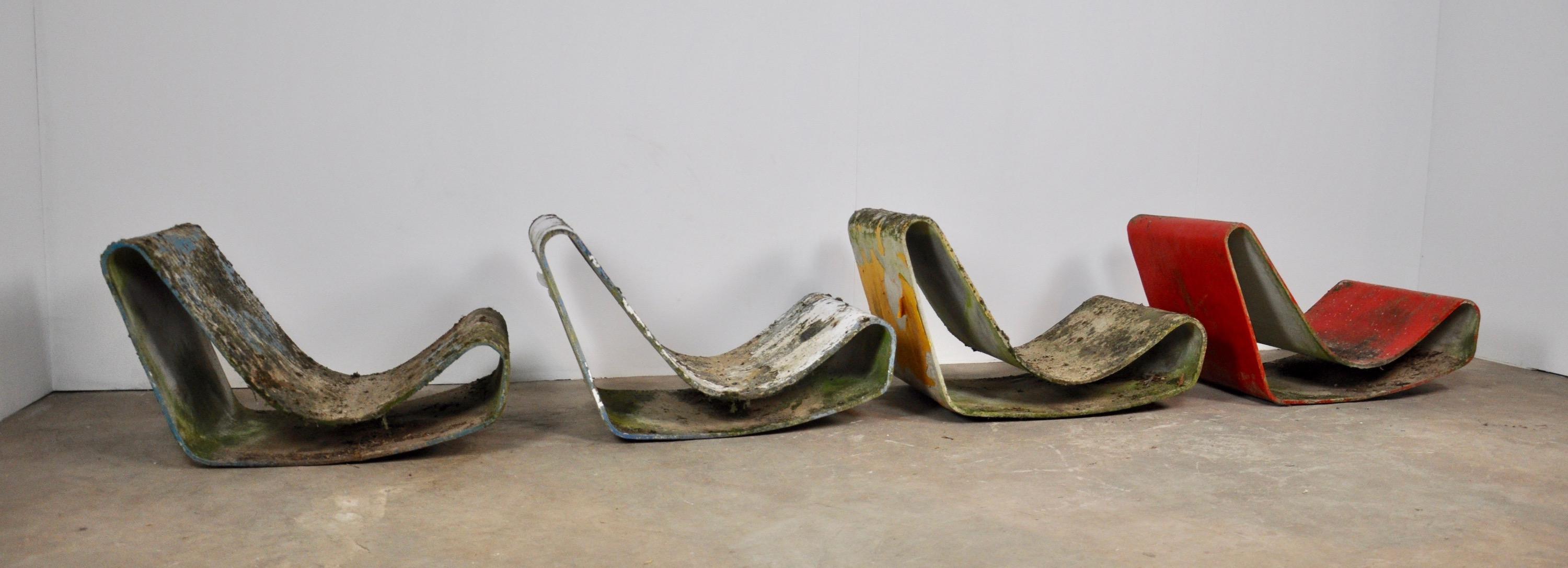 Pair of Willy Guhl Loop Chairs at 1stDibs