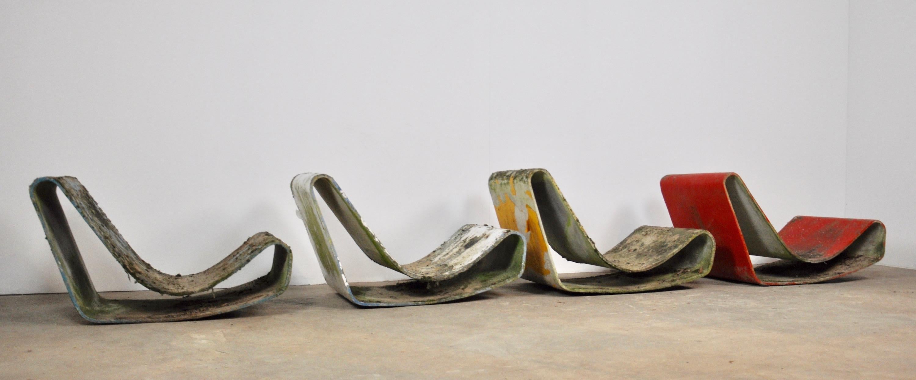 Pair of Willy Guhl Loop Chairs at 1stDibs