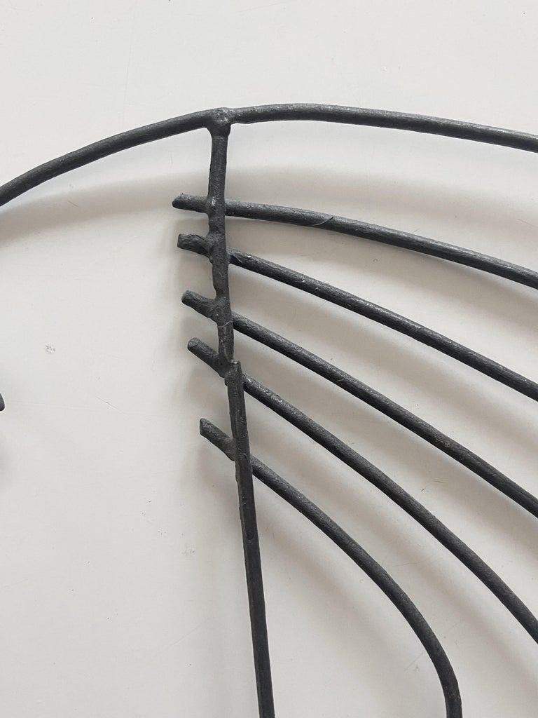 Set of 4 Wire Wall Sculpture from the 1950s Silhouette Wire Figure ...