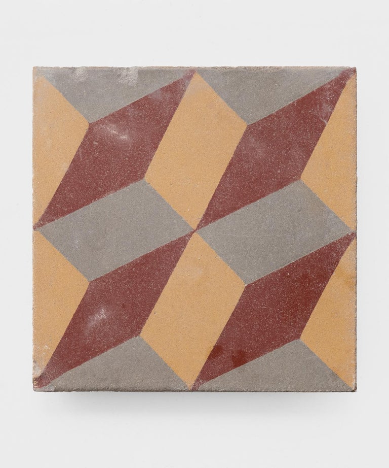 Set of ‘48’ Geometric Pattern Floor Tiles, Europe, circa 1900 at 1stDibs