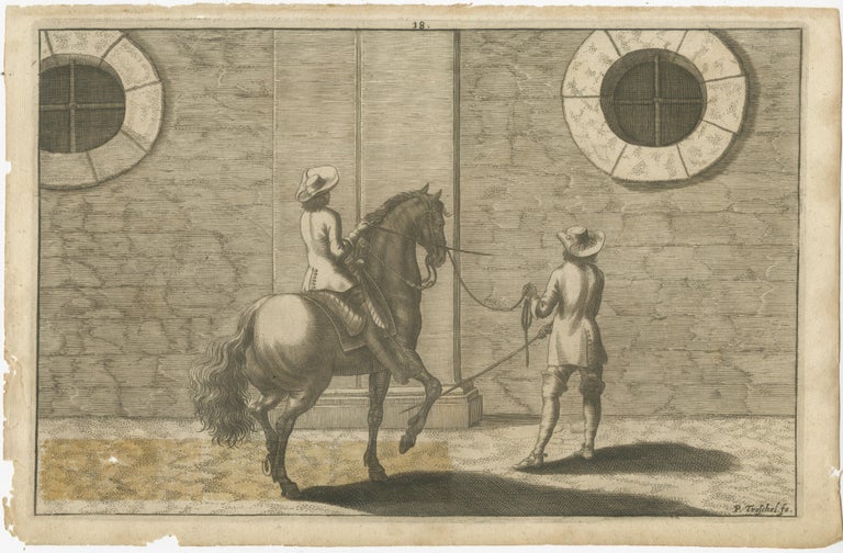 Set of 5 Antique Horse Riding Prints For Sale at 1stDibs