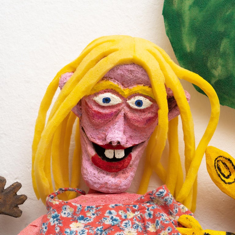 Set of 5 Antique Spanish Foam Dolls, circa 1980 For Sale at 1stDibs