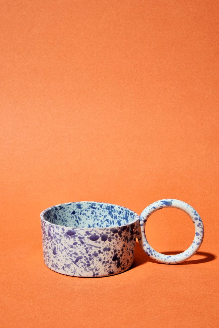 Set of 5 Blue Baub Cups by KLO For Sale at 1stDibs