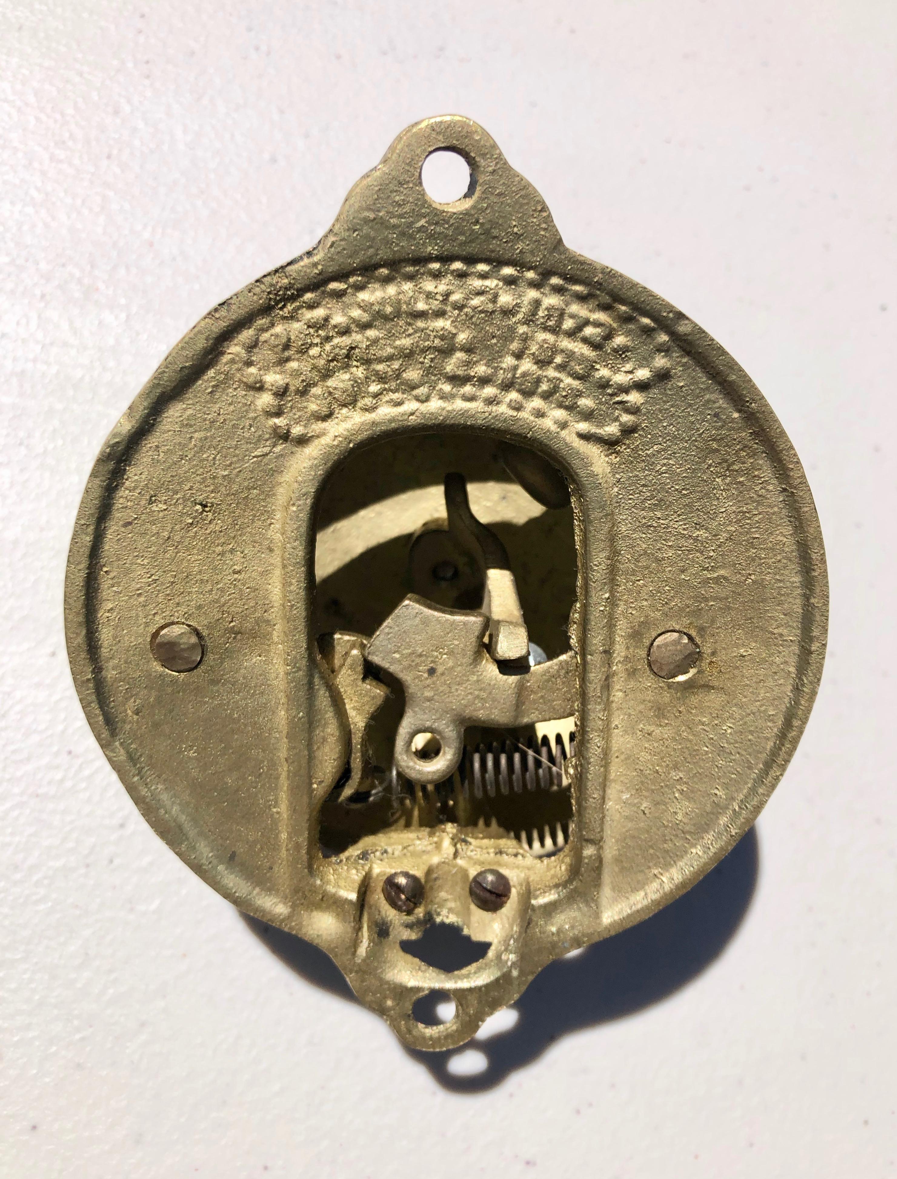 Set of 5 Brass Detailed Drawer Handles, Brass Lock and Freestanding ...