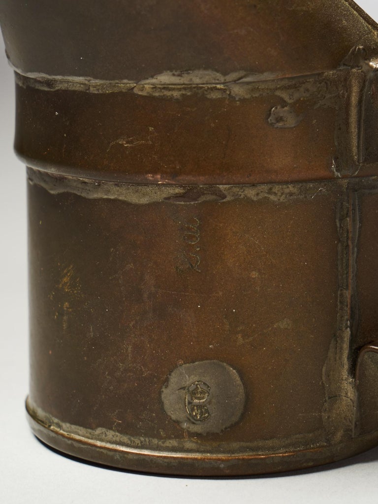 Set of 5 Copper Calibrated Measuring Cup For Sale at 1stDibs