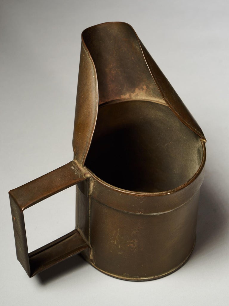 Set of 5 Copper Calibrated Measuring Cup For Sale at 1stDibs