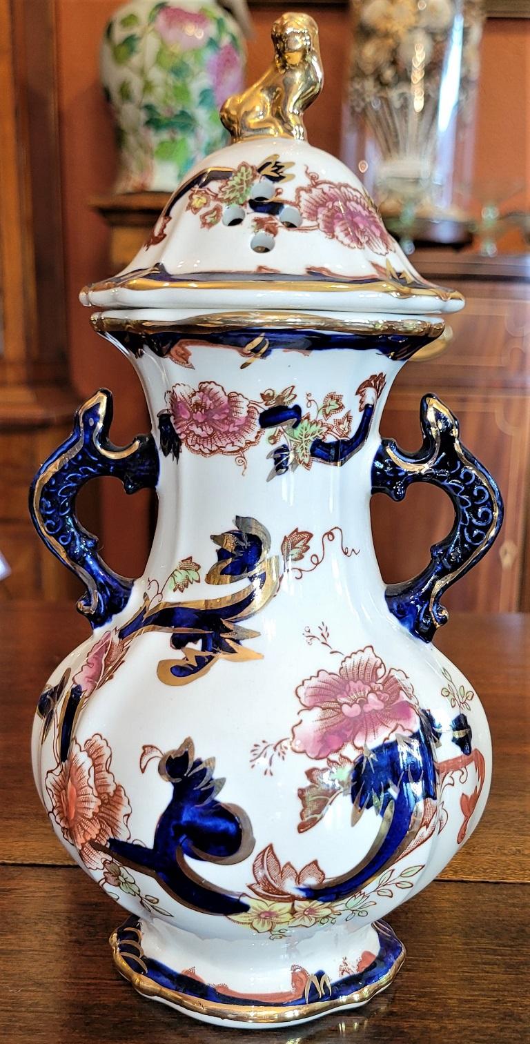 masons blue mandalay jug