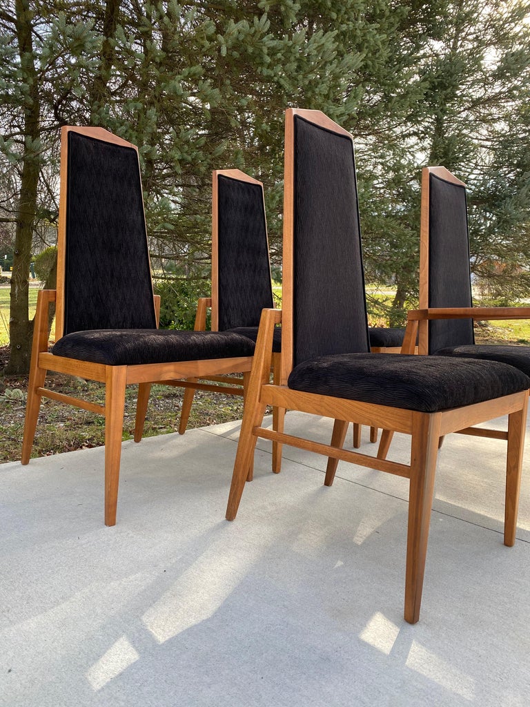 Set of 5 Mid-Century Foster-McDavid Dining Chairs For Sale at 1stDibs