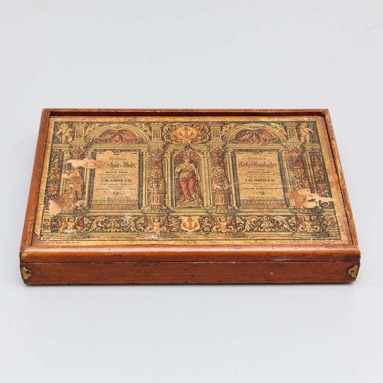 Set of 5 Richters German Anchor Stone Blocks Building Toys Germany 1900 ...