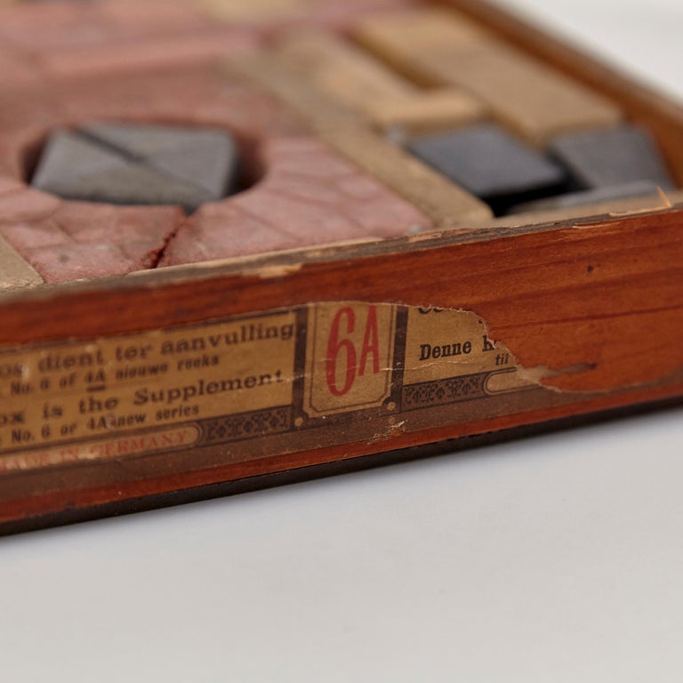 Set of 5 Richters German Anchor Stone Blocks Building Toys Germany 1900 ...