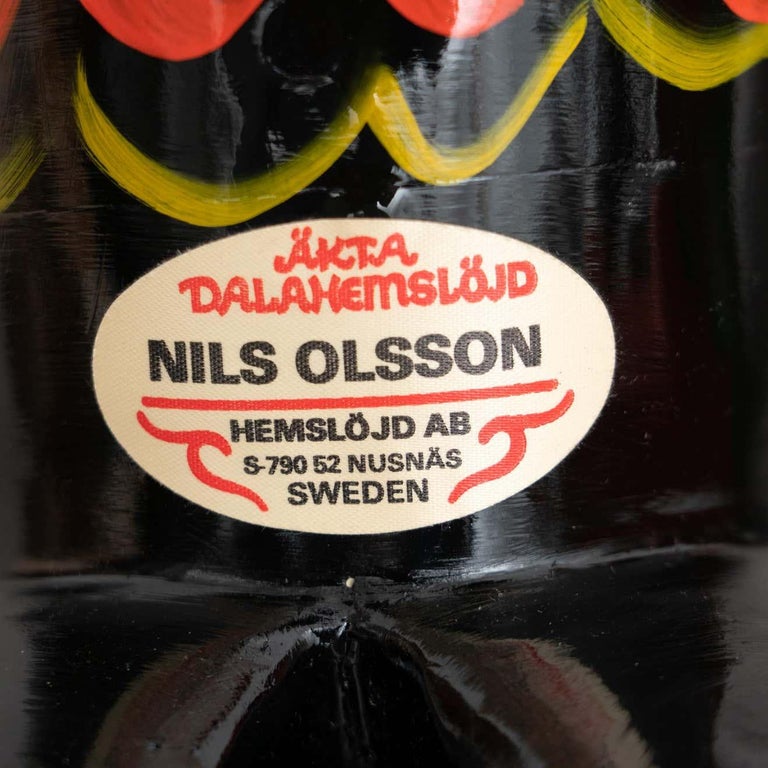 Set of 5 Swedish Folk Wooden Dala Horse Toys, circa 1960 For Sale at ...