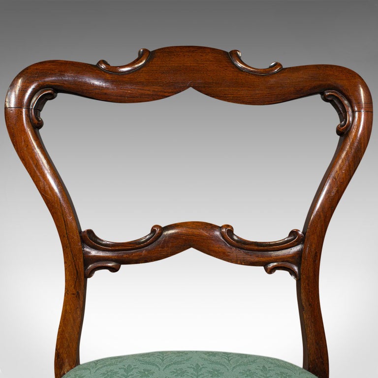 Set of 6 Antique Buckle Back Chairs, English, Dining Seat, Victorian ...