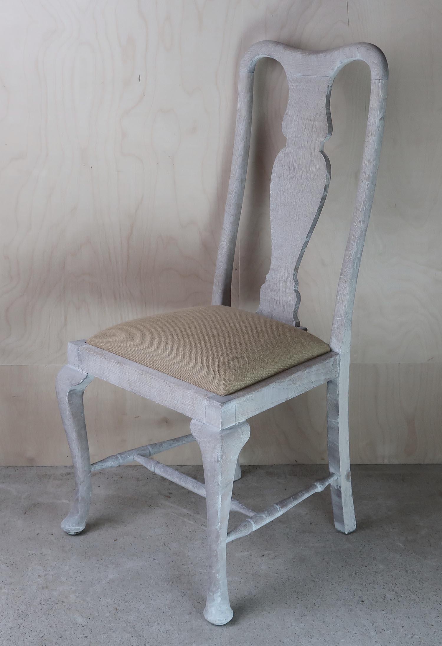 Set of 6 Antique Gustavian Style Urn Back Dining Chairs For Sale at 1stDibs