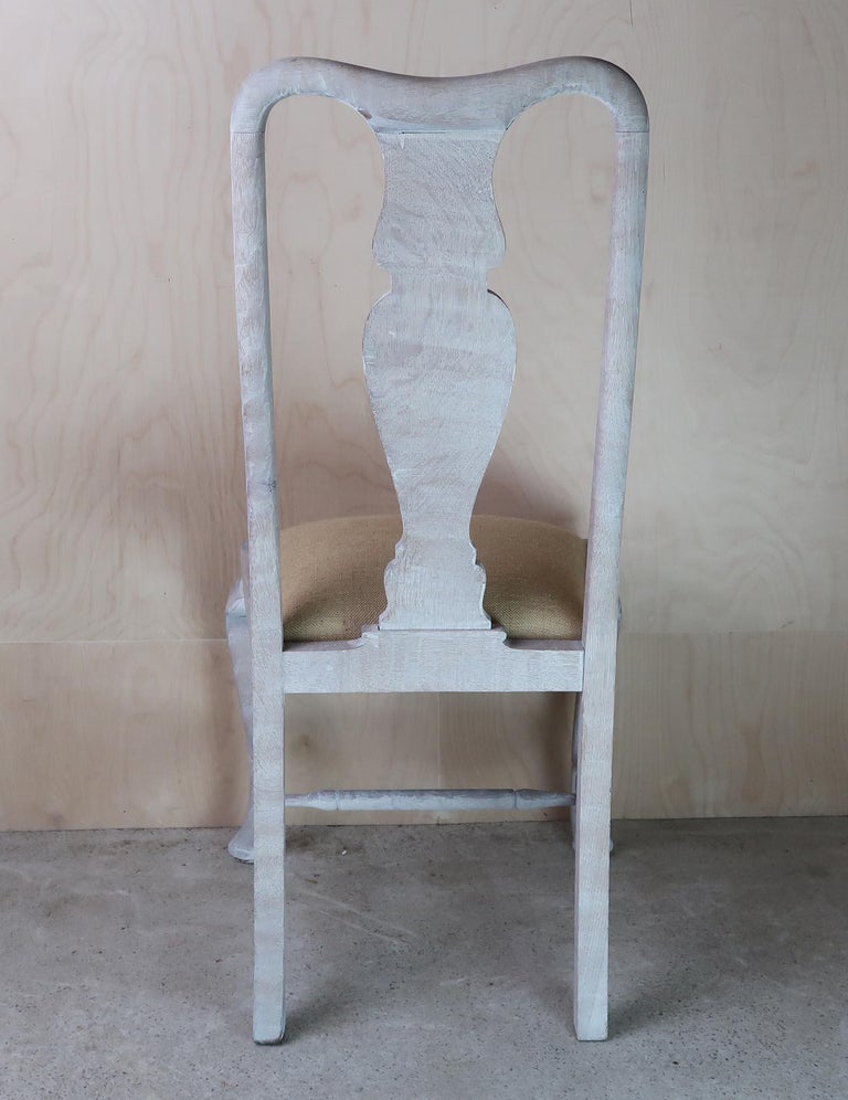 Set of 6 Antique Gustavian Style Urn Back Dining Chairs For Sale at 1stDibs