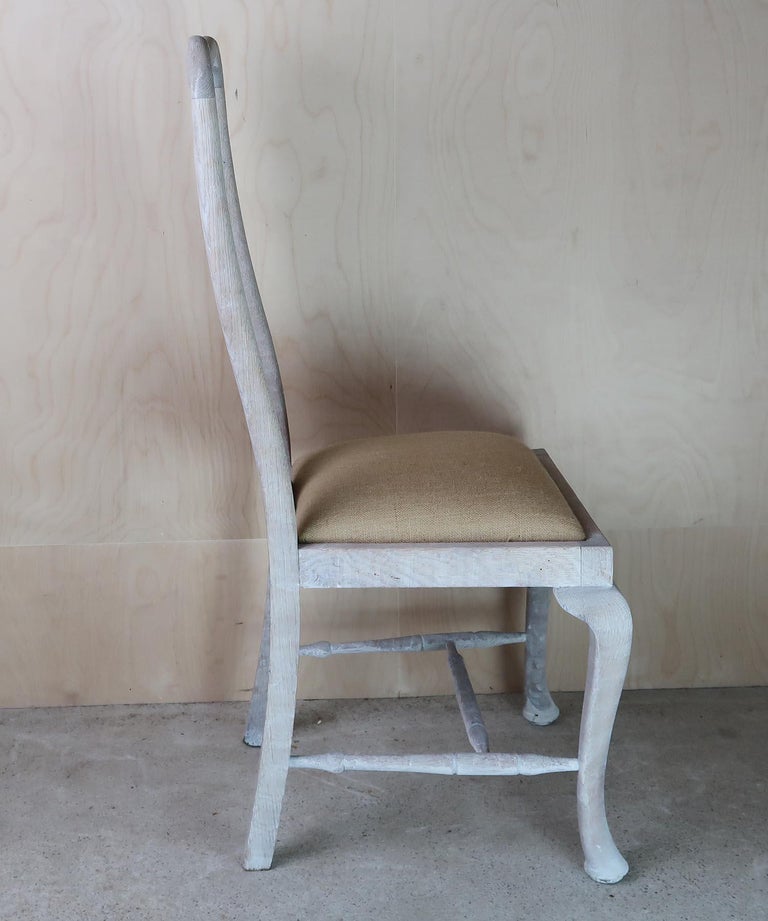 Set of 6 Antique Gustavian Style Urn Back Dining Chairs For Sale at 1stDibs