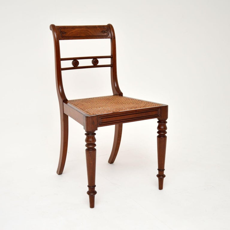 Set of 6 Antique Regency Period Dining Chairs at 1stDibs | regency ...