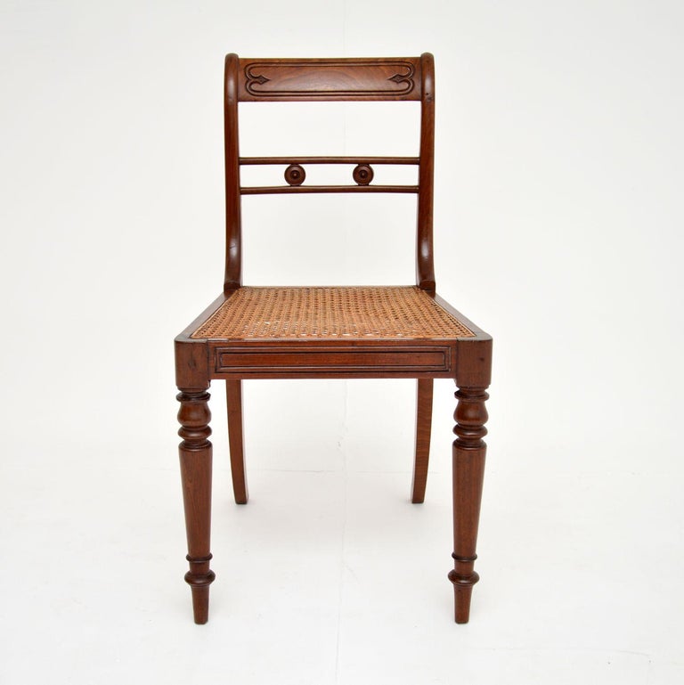 Set of 6 Antique Regency Period Dining Chairs at 1stDibs | regency ...