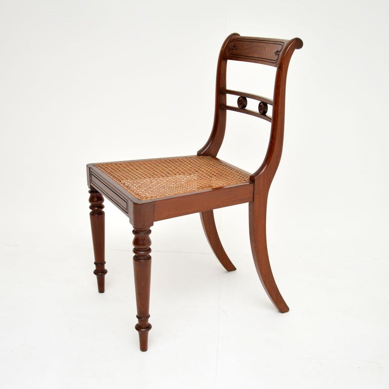 Set of 6 Antique Regency Period Dining Chairs at 1stDibs | regency ...