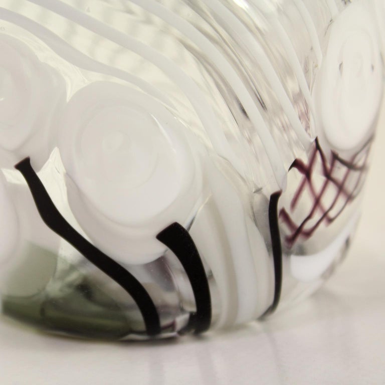 Set of 6 Artistic Handmade Glasses in Murano Glass Inspiration by ...