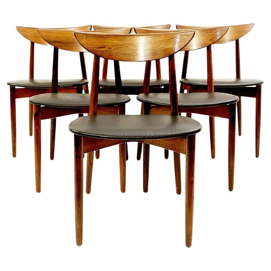 Set of 6 Chairs by Harry Ostergaard. Scandinavian, 1960s at 1stDibs