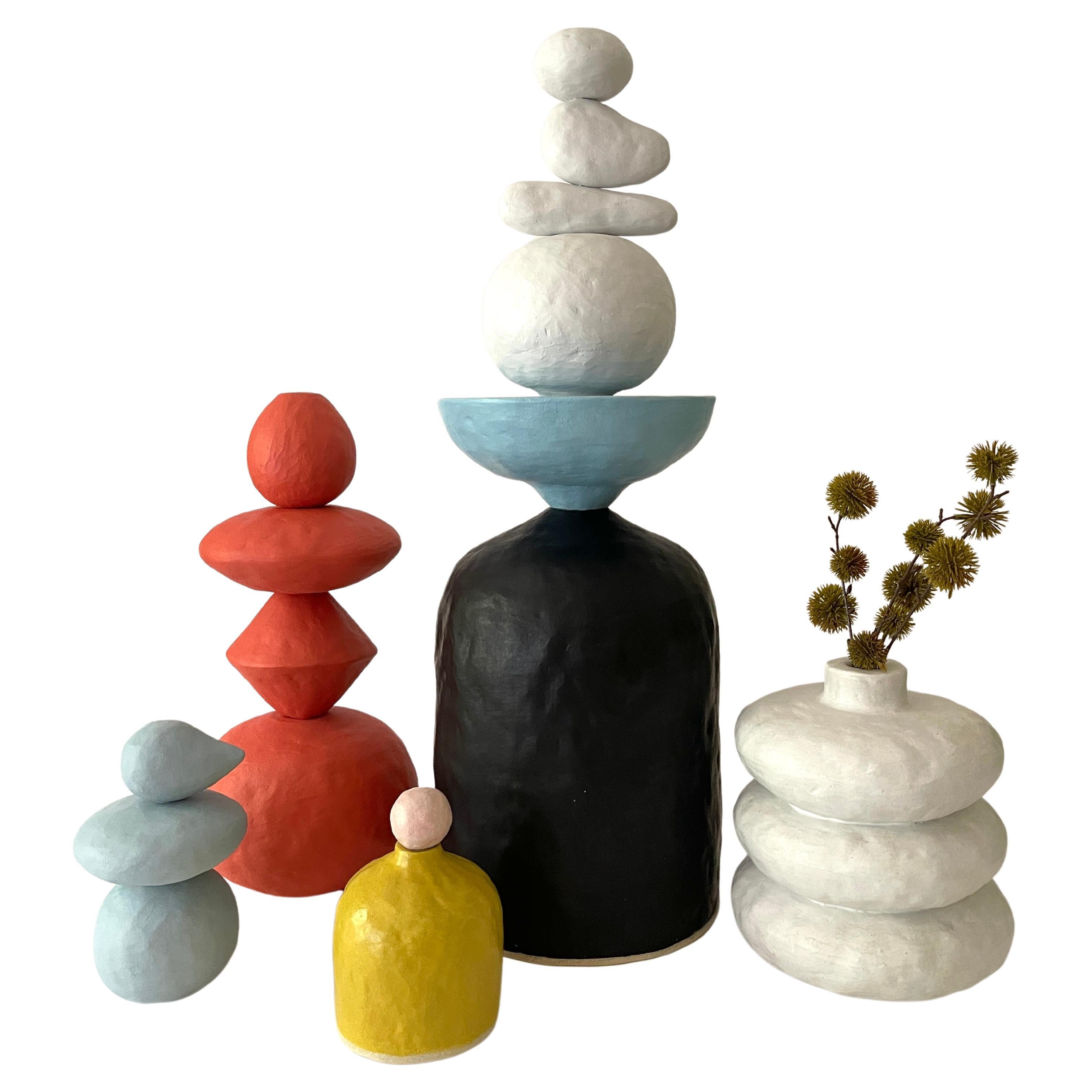 Set of 5 Charlie, Arthur, Albert, Tom and Annie Sculptures by Meg ...