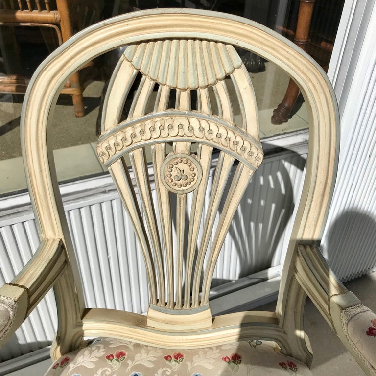 Set of 6 Continental Ballon Back Chairs at 1stDibs