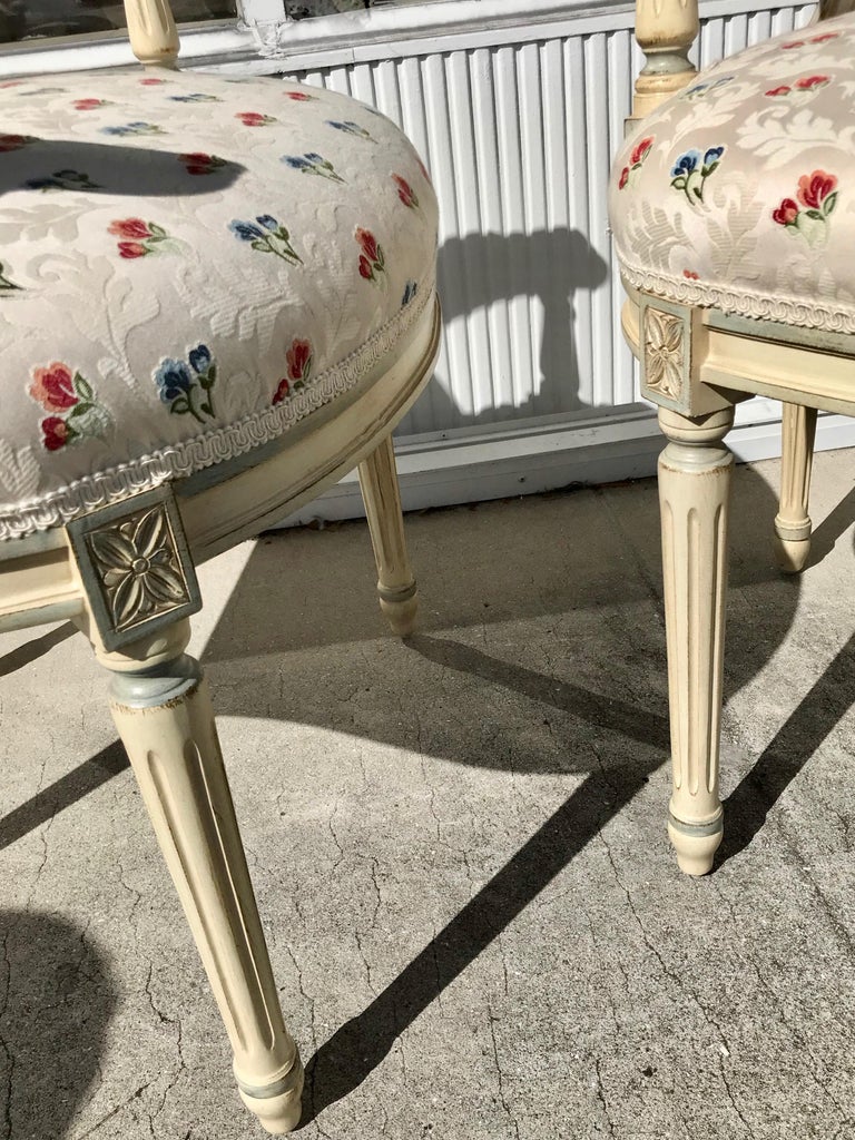 Set of 6 Continental Ballon Back Chairs at 1stDibs