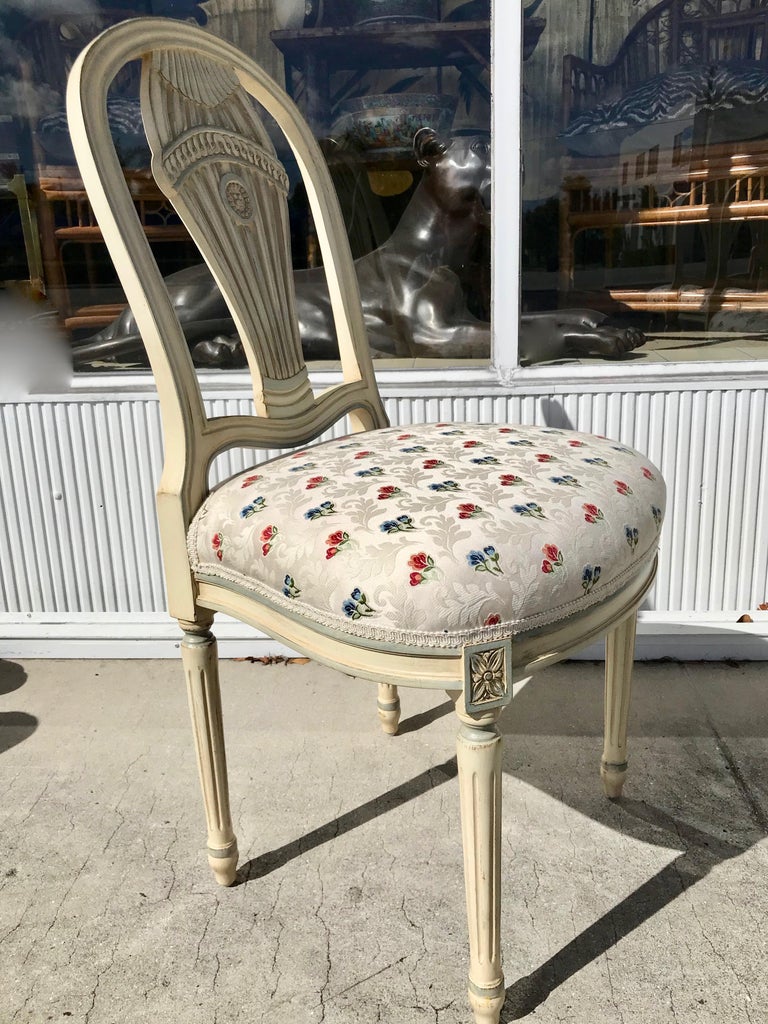 Set of 6 Continental Ballon Back Chairs at 1stDibs