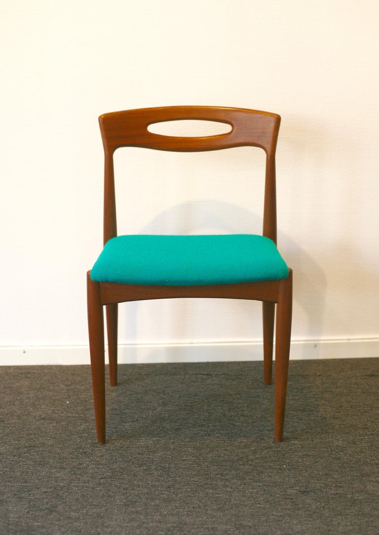 Set of 6 Dining Chairs by Johannes Andersen for Uldum Denmark For Sale ...