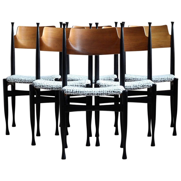 Set of 6 Dining Chairs from Drvni Kombinat "Jasen” in Kraljevo ...