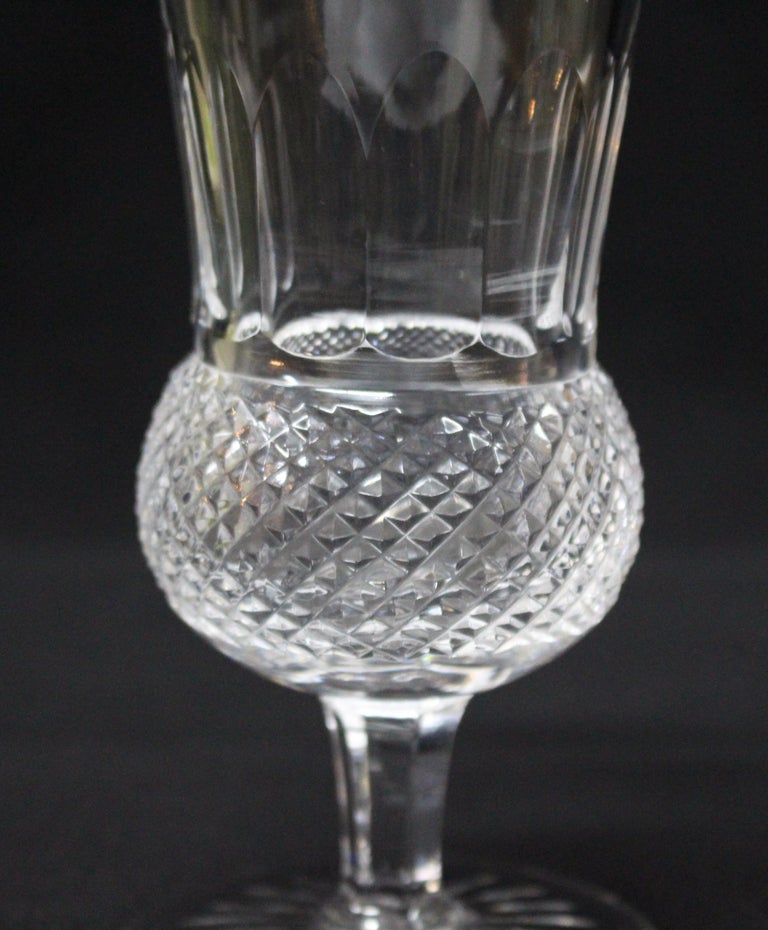 Set of 6 Fine Vintage Edinburgh Crystal Thistle Pattern Champagne ...